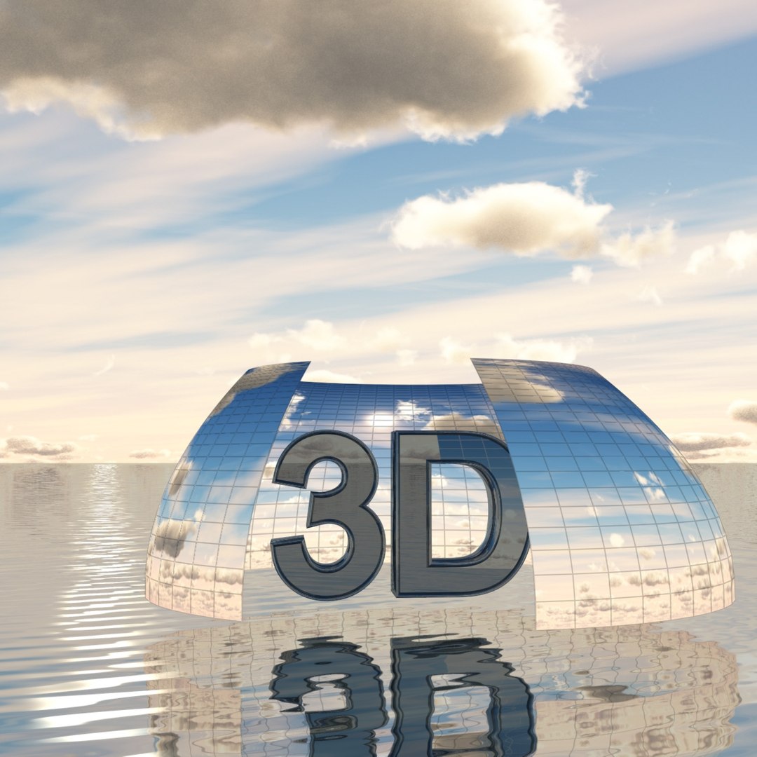 3d model sky clouds