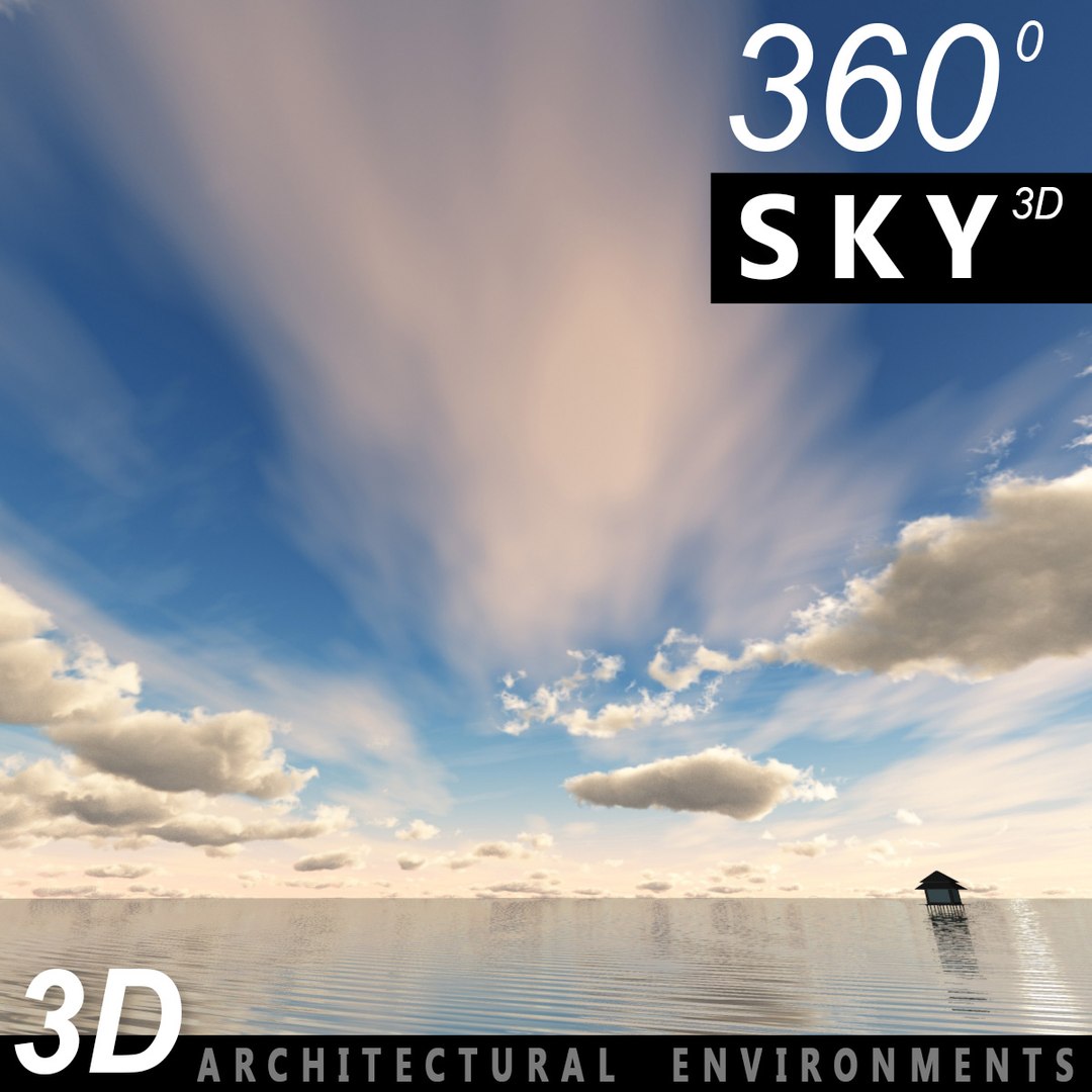3d model sky clouds