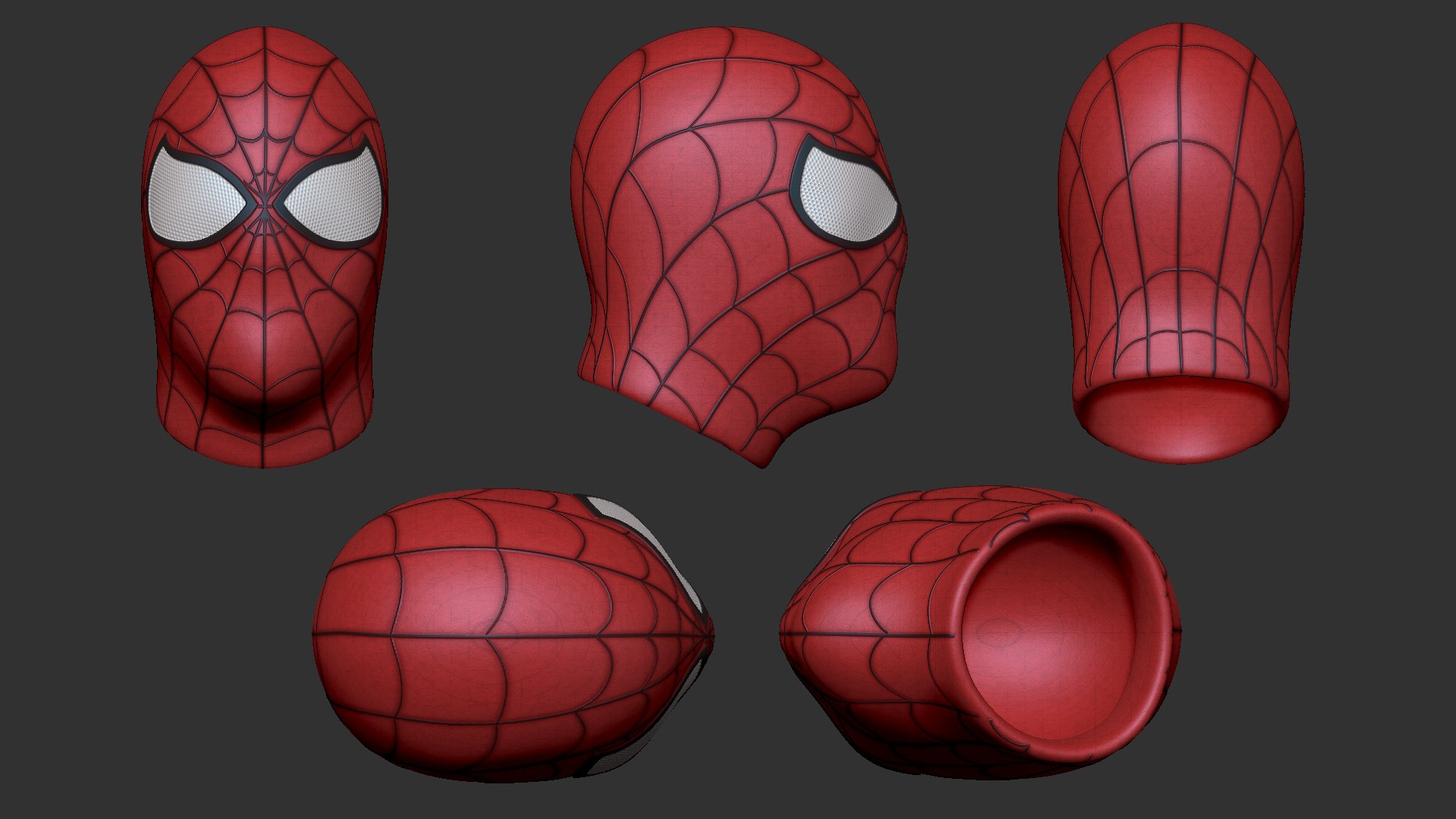 3D Spiderman Mask - Marvel Model - TurboSquid 1692336