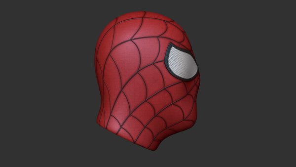 3D spiderman mask - marvel model - TurboSquid 1692336