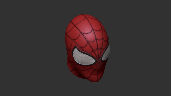 3D spiderman mask - marvel model - TurboSquid 1692336