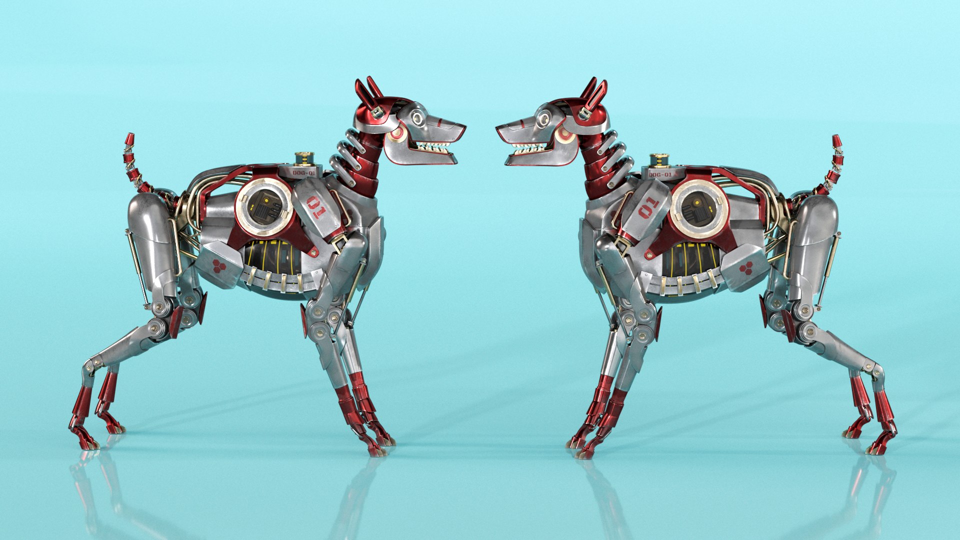 Futuristic Robotic Dog Concept 3D Model - TurboSquid 2265814