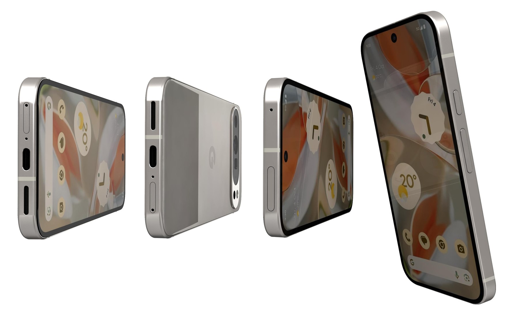 Google Pixel 9 Pro XL Porcelain 3D Model - TurboSquid 2269078