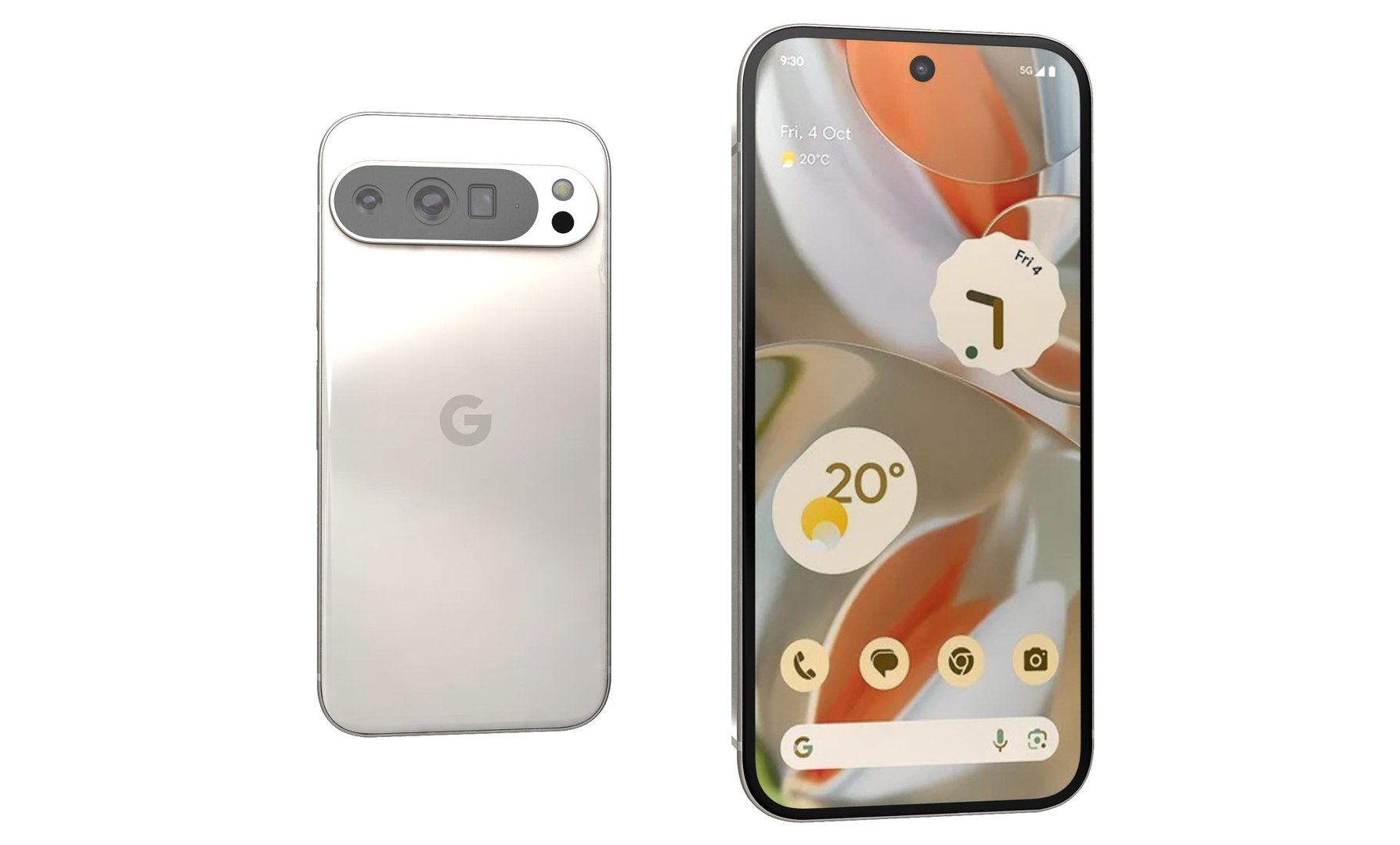 Google Pixel 9 Pro XL Porcelain 3D Model - TurboSquid 2269078