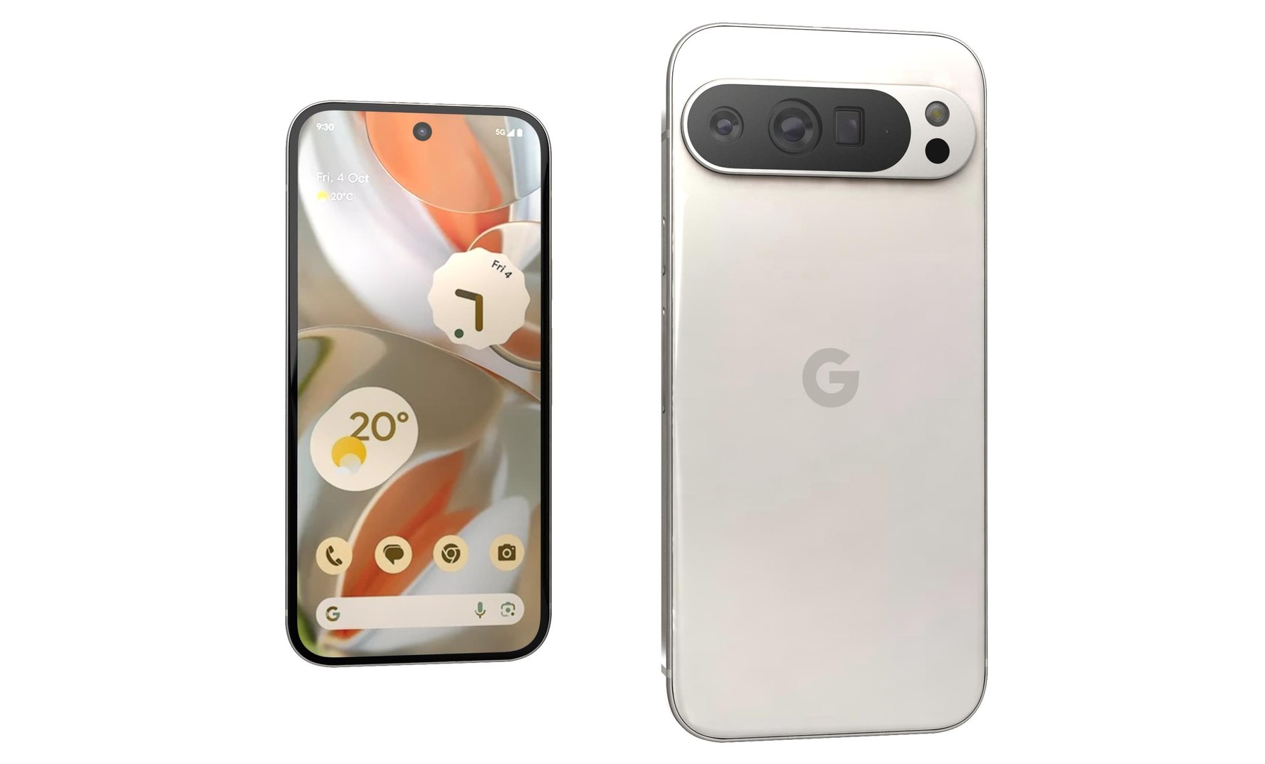 Google Pixel 9 Pro XL Porcelain 3D Model - TurboSquid 2269078