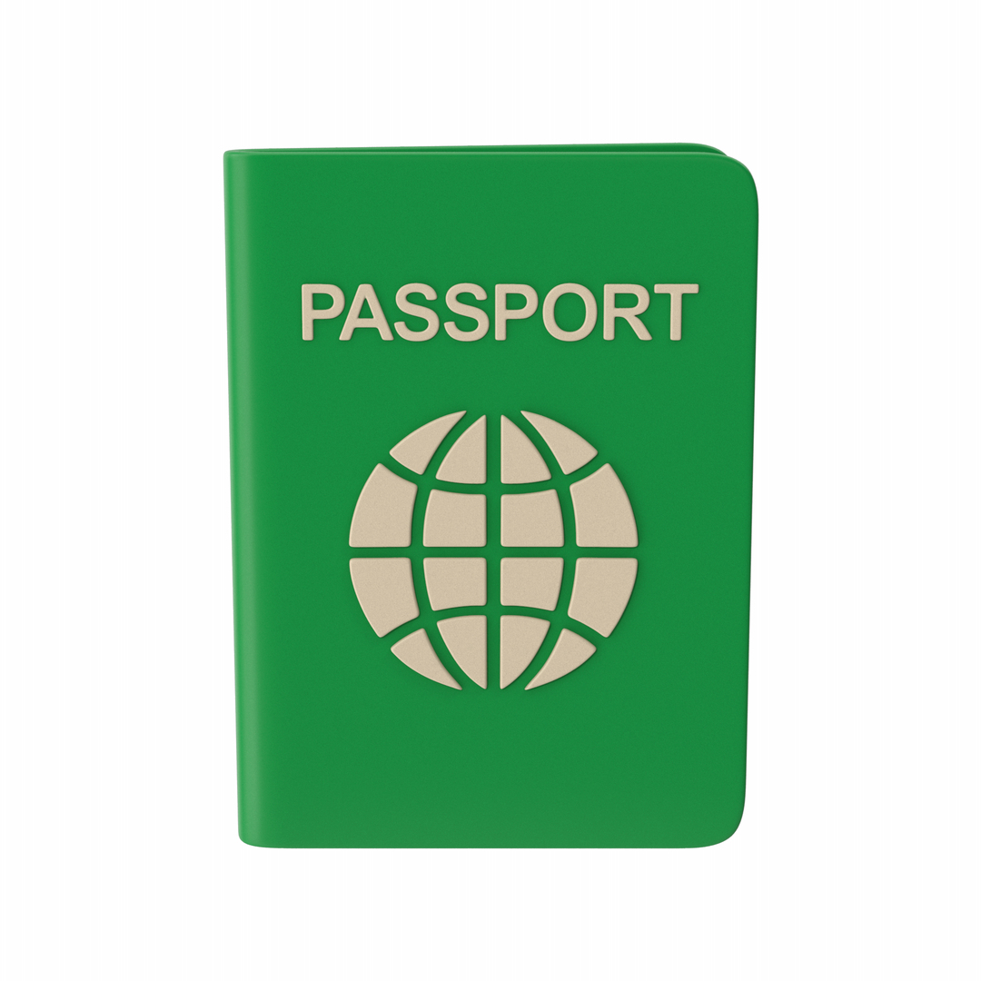 Green Passport 3D - TurboSquid 2262545