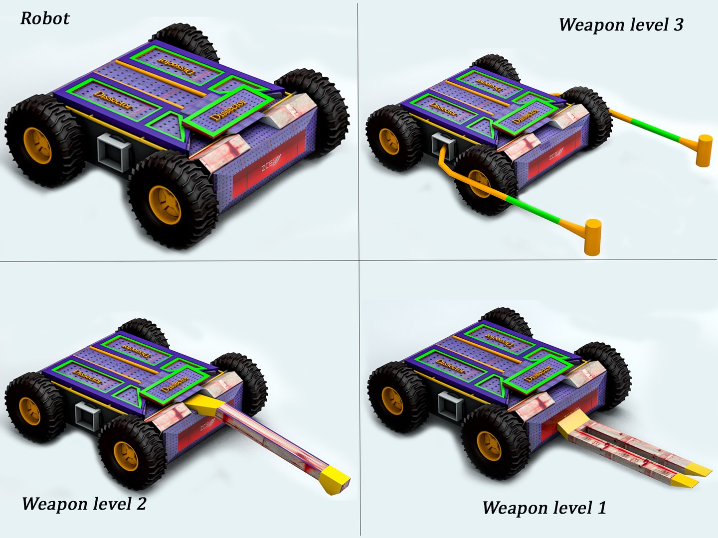 3D Model Robot Fight - TurboSquid 1448169