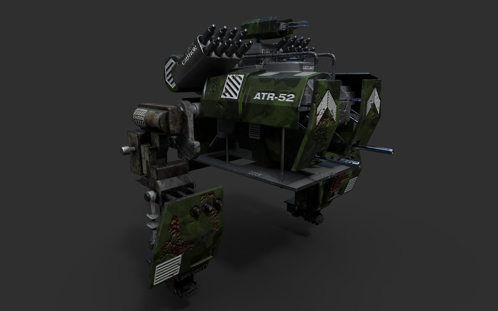 ATR-52 3D Model - TurboSquid 1855743