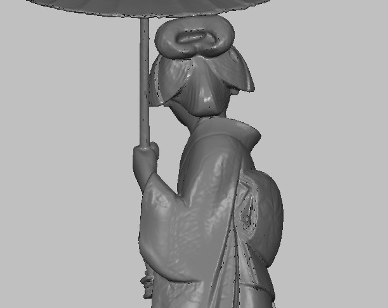 Miniature Geicha Ivory 3D Model - TurboSquid 1391339