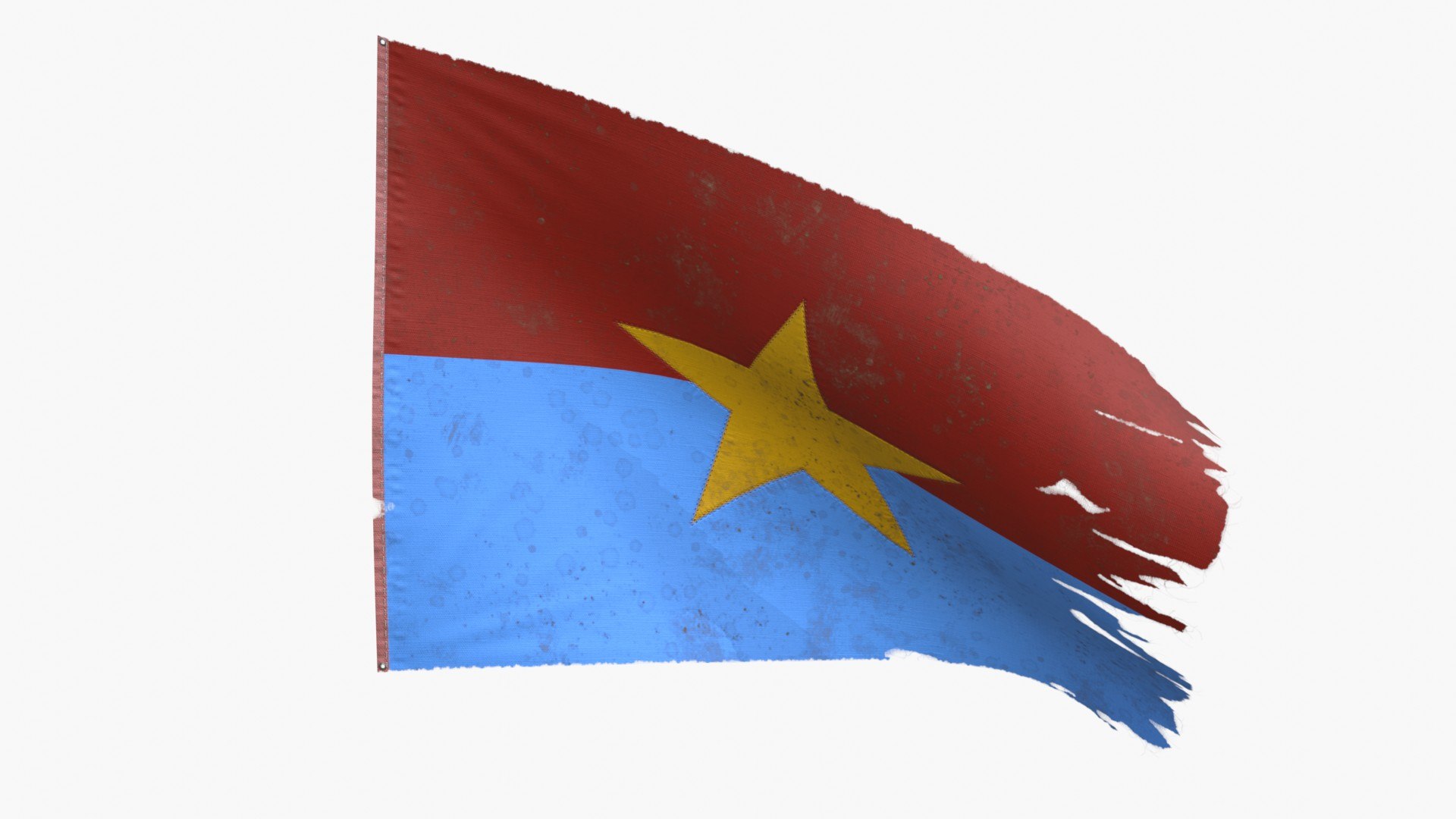 National Flag Viet Cong 3D Model - TurboSquid 1485936