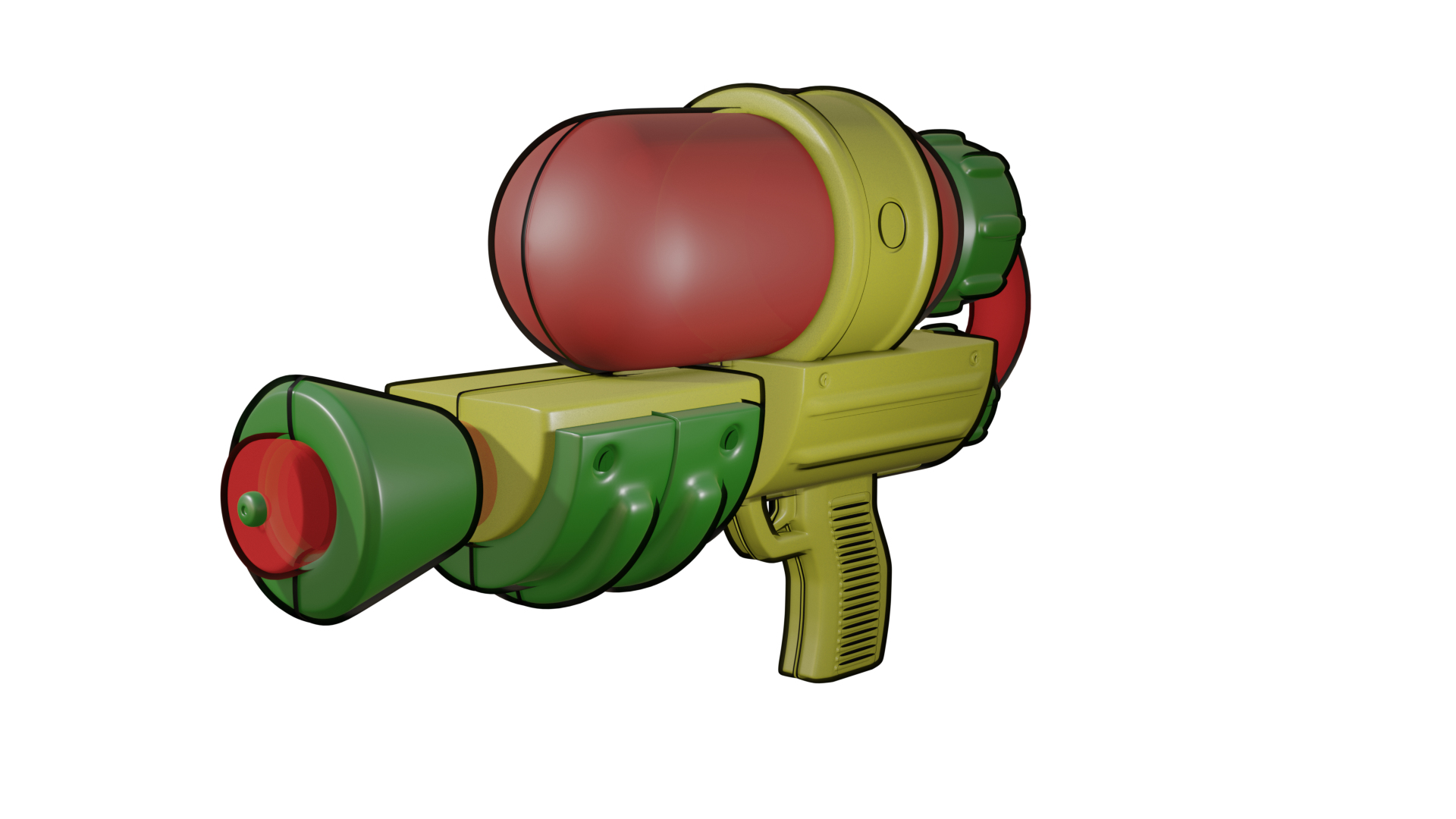 Splatoon Splattershoot 3D Model - TurboSquid 1995412