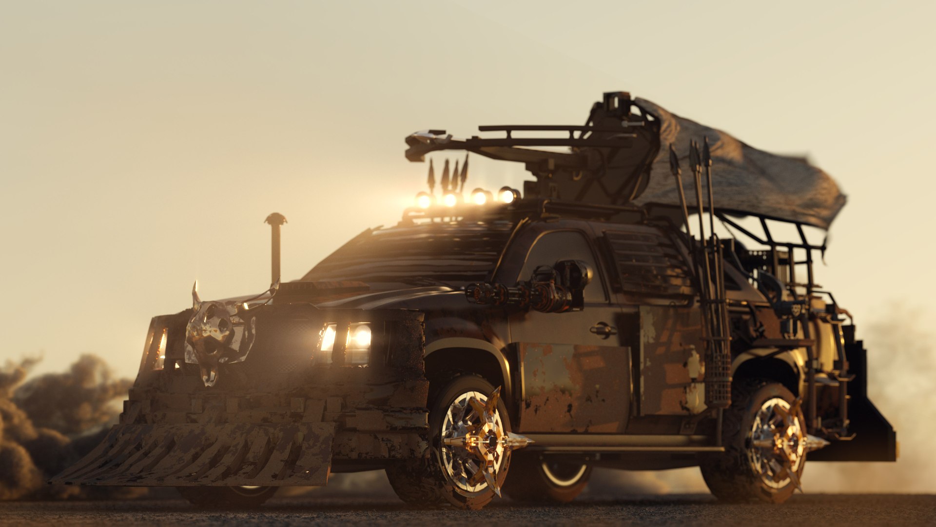 carro apocalíptico Modelo 3D - TurboSquid 1679266