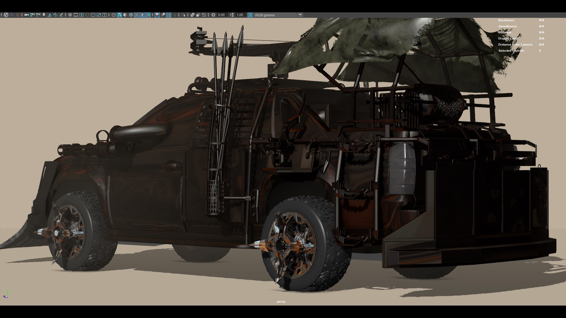3D Car Apocalyptic Model - TurboSquid 1679266