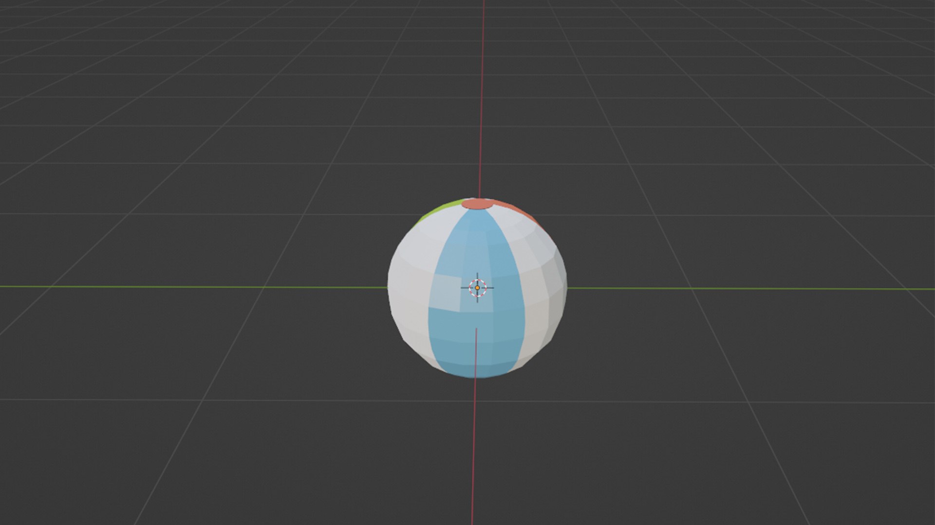 3D Model Low-Poly Game-Ready Beach Ball - TurboSquid 1972409