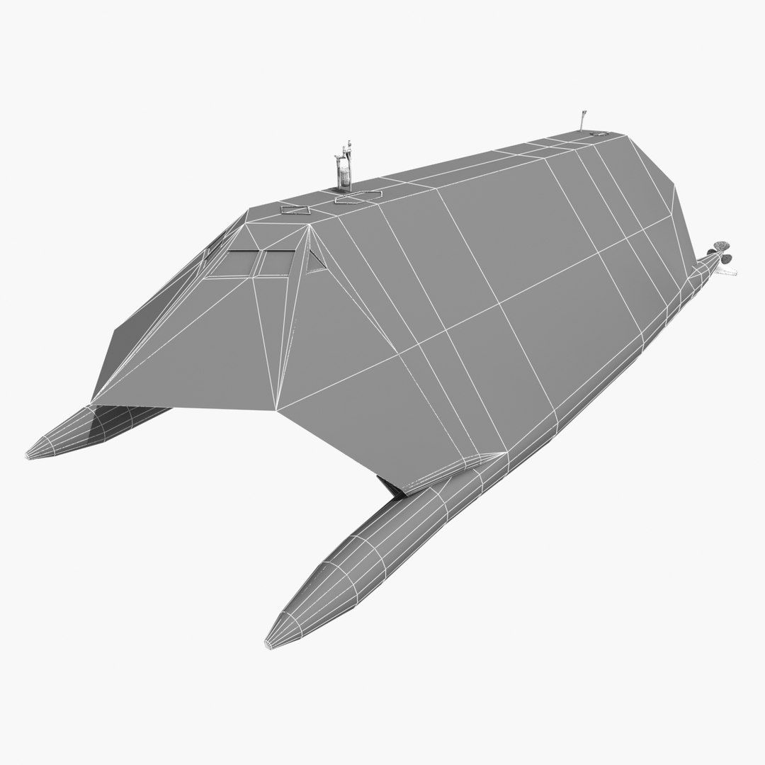 3ds Max Navy Stealth Ship Sea Shadow