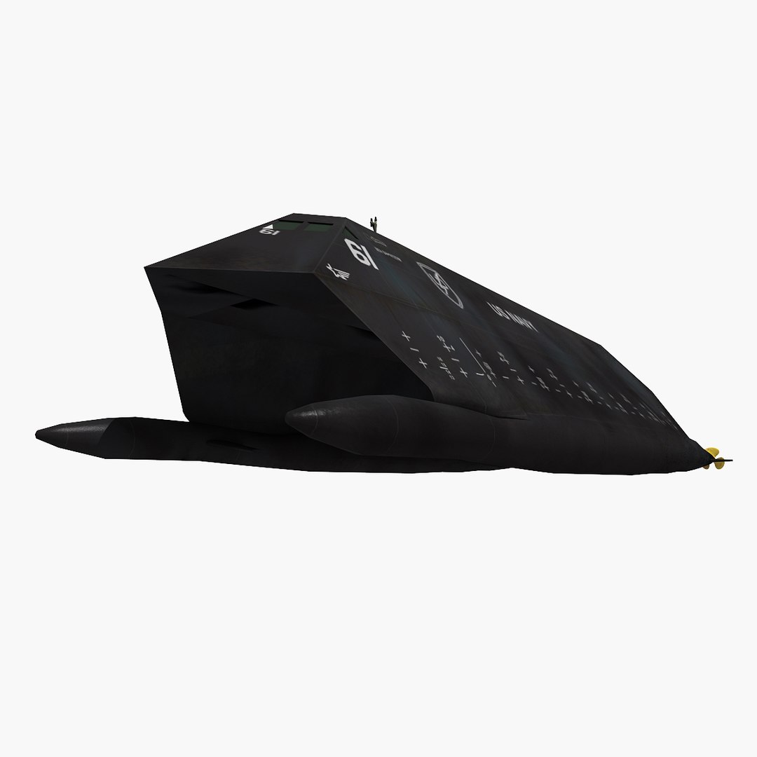 3ds Max Navy Stealth Ship Sea Shadow
