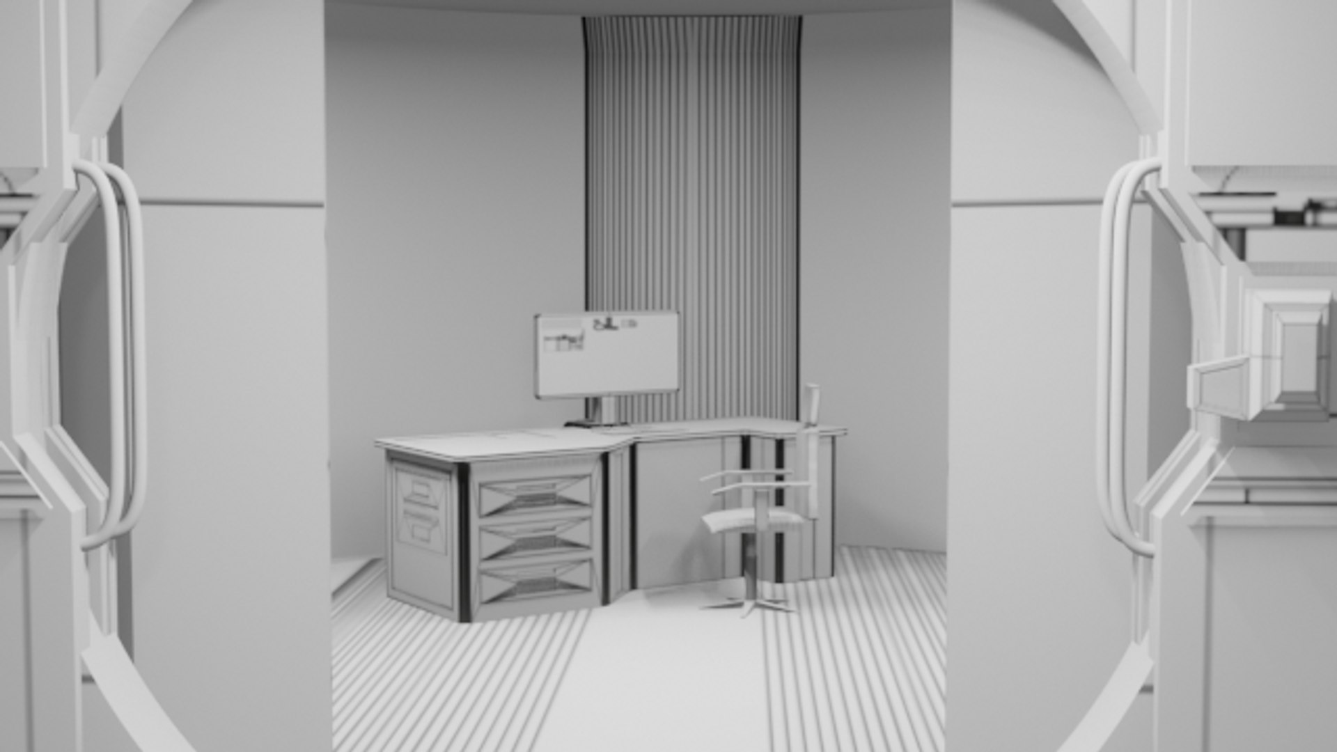 3D starship interior space ship model - TurboSquid 1539965