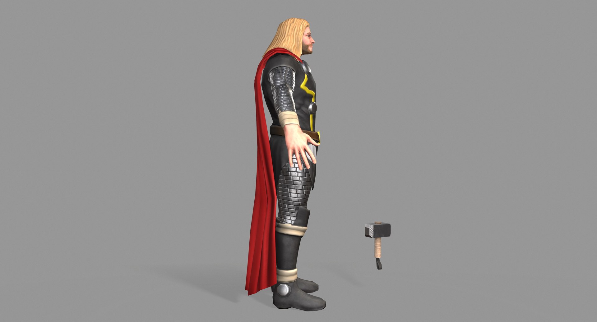 Modeled Thor 3D Model - TurboSquid 1321365