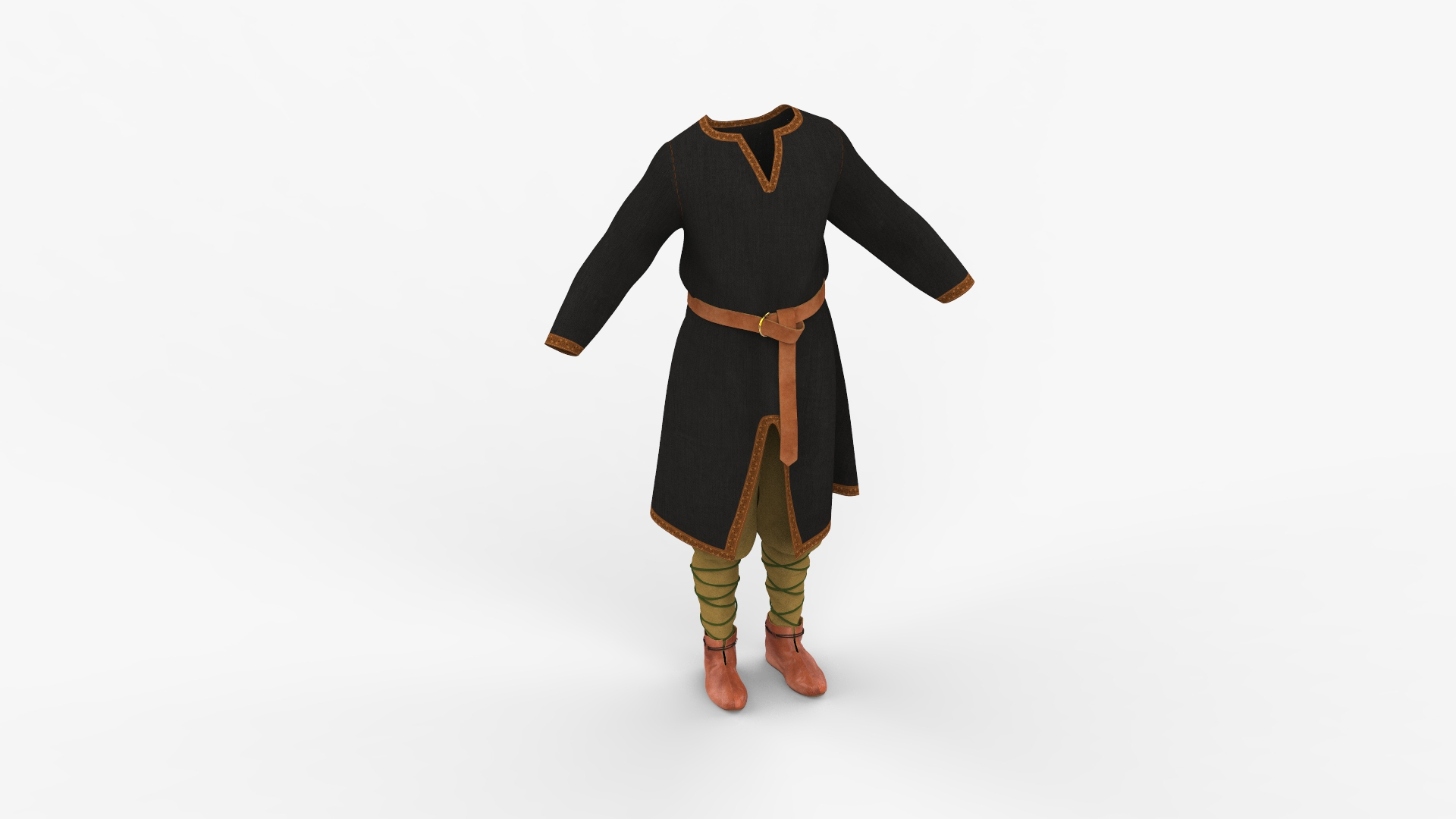Viking Tunic Uniform 3D Model - TurboSquid 2188484
