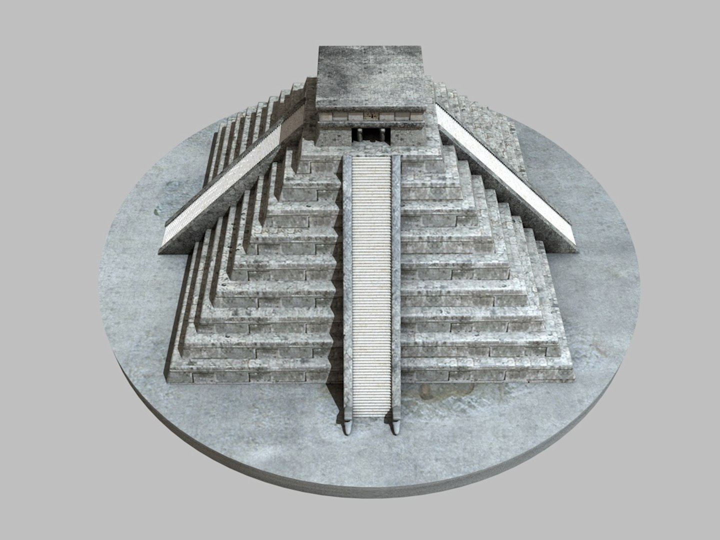 3d C4d Chichen Itza