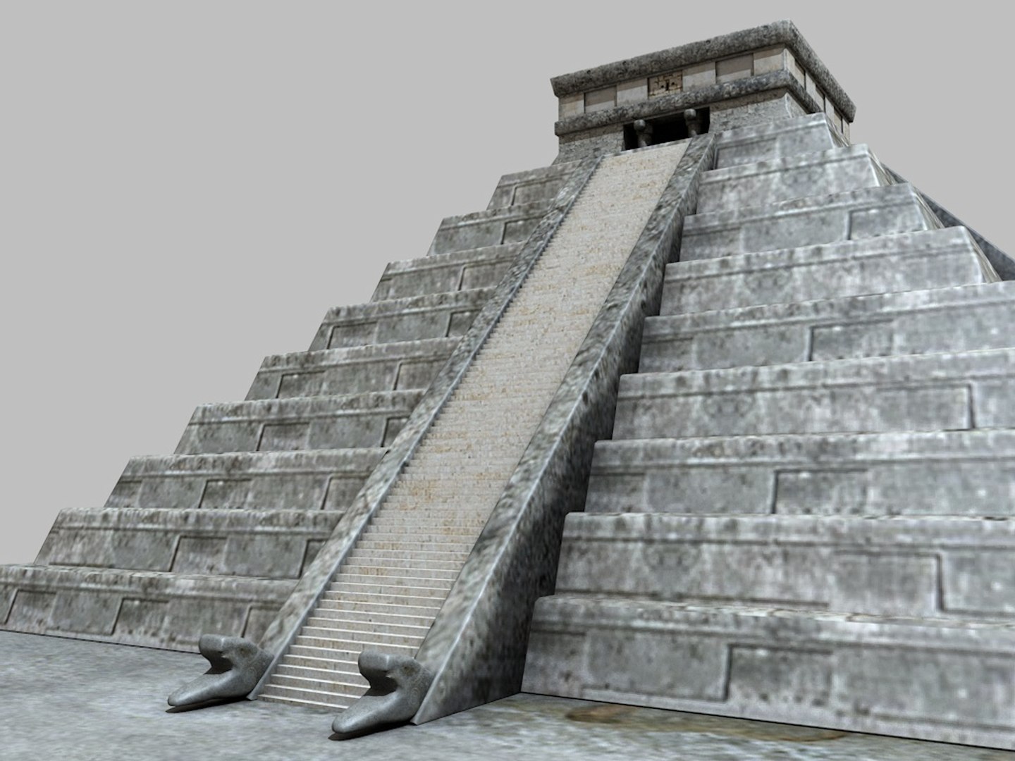 3d C4d Chichen Itza