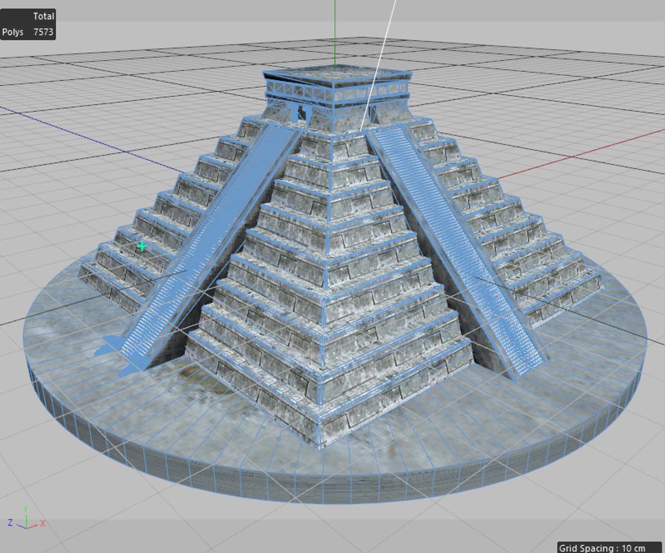 3d C4d Chichen Itza