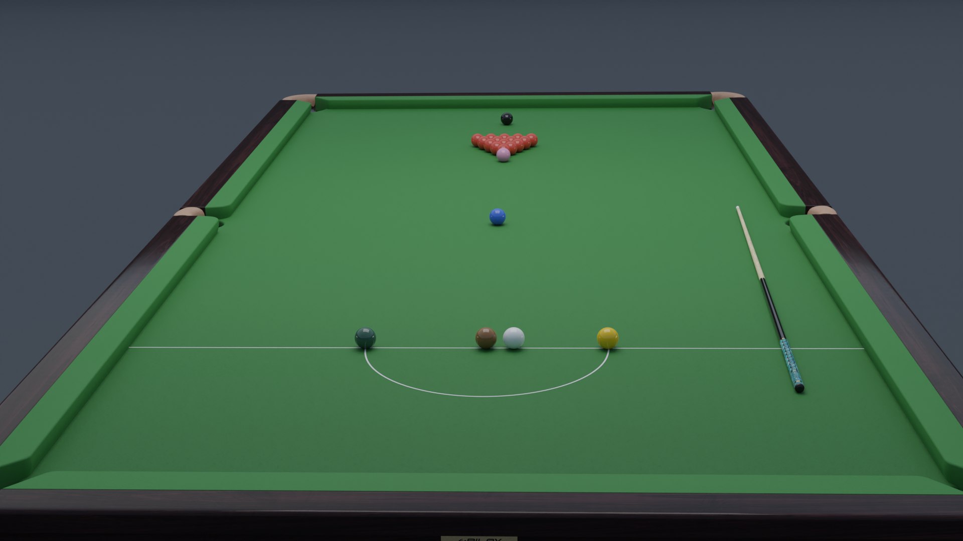 Riley Aristocrat Snooker Table 3D Model - TurboSquid 2162451