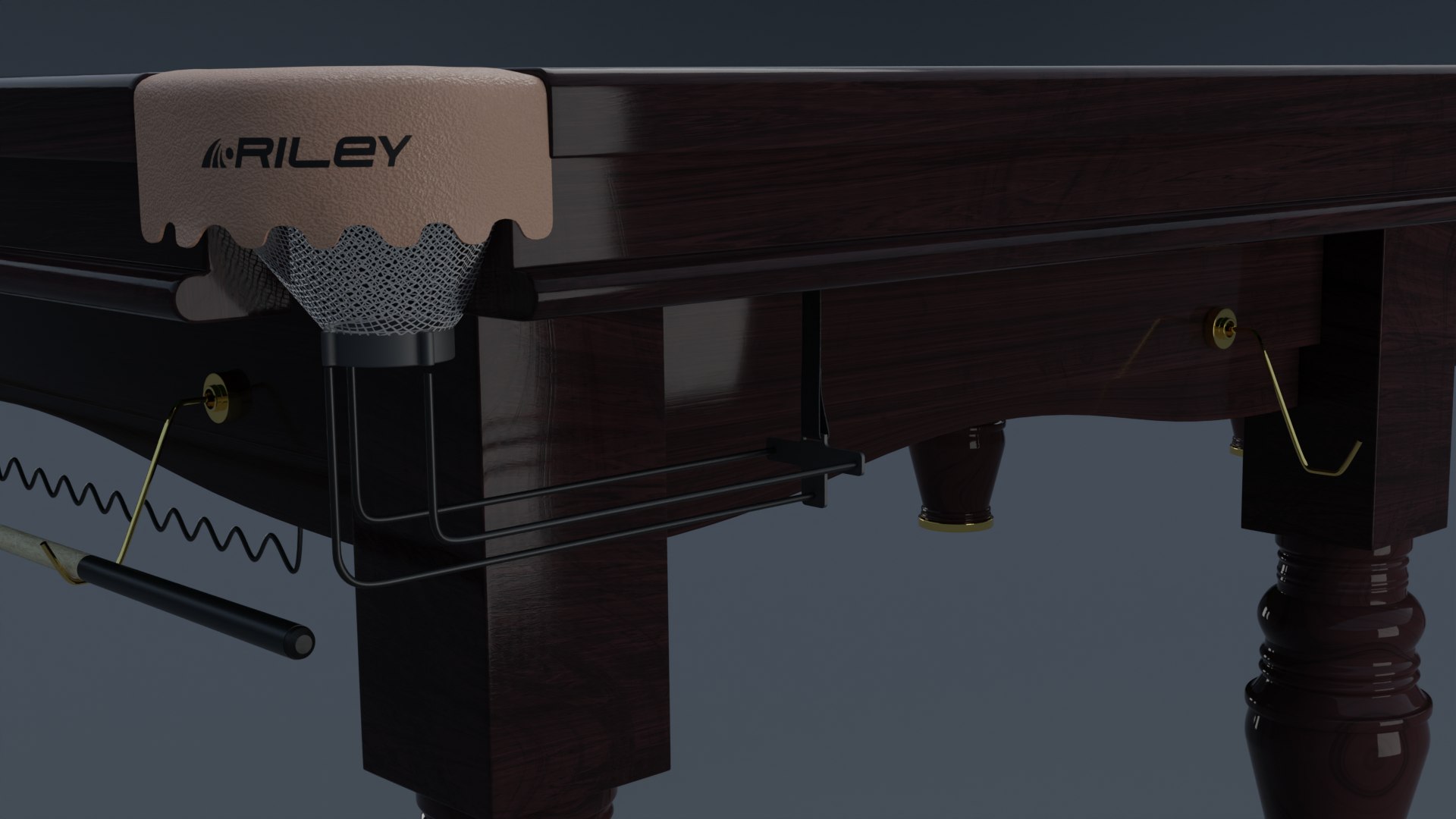 Riley Aristocrat Snooker Table 3D Model - TurboSquid 2162451