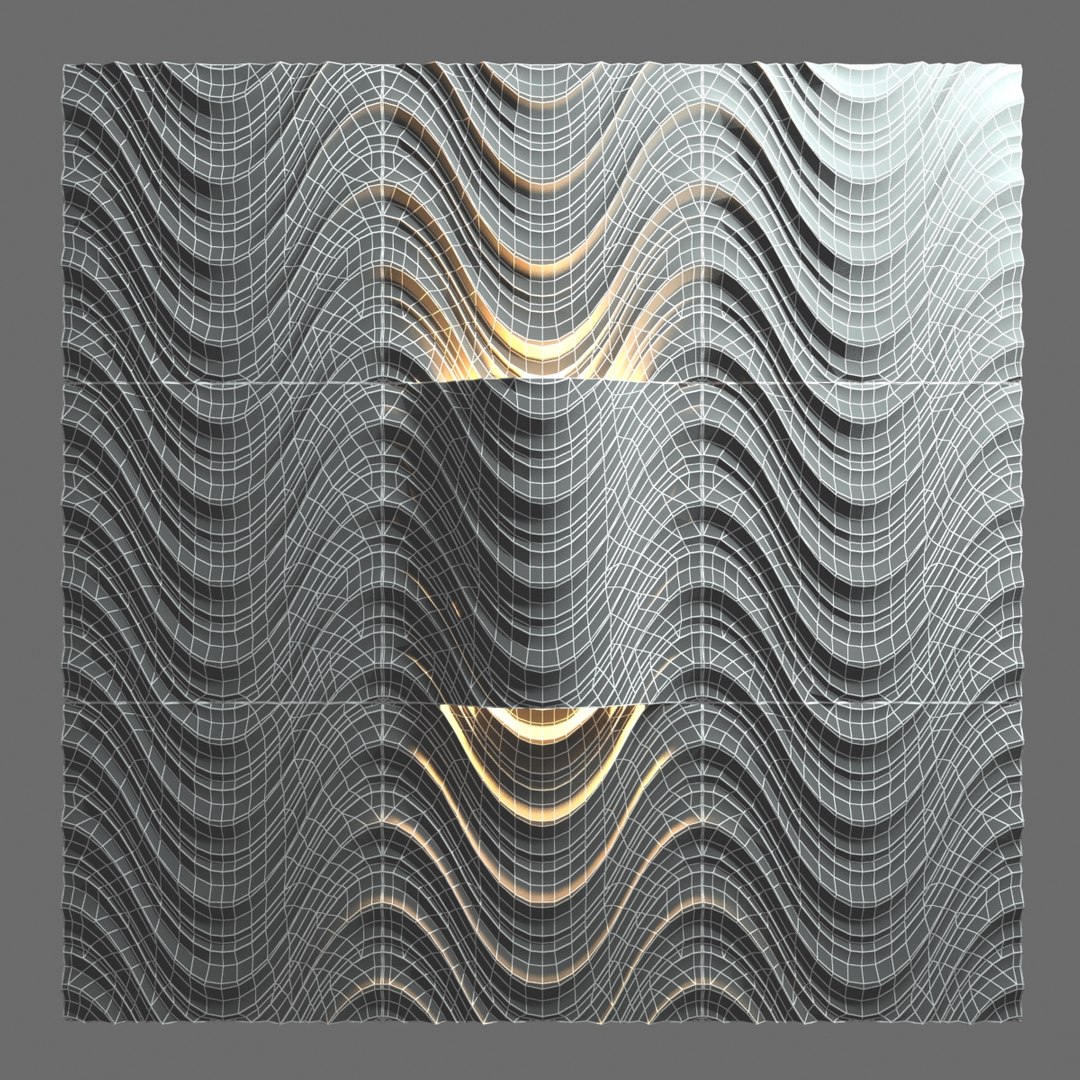 3d Model Of Wall Tiles