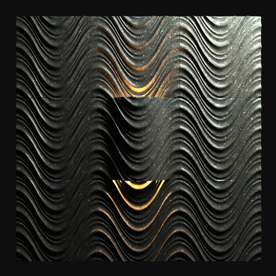 3d Model Of Wall Tiles