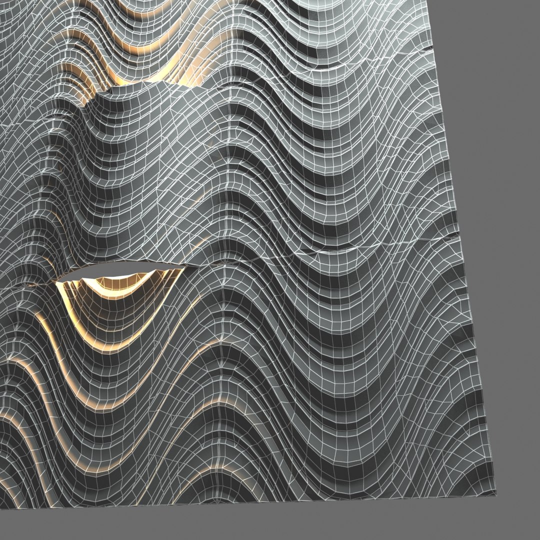 3d Model Of Wall Tiles