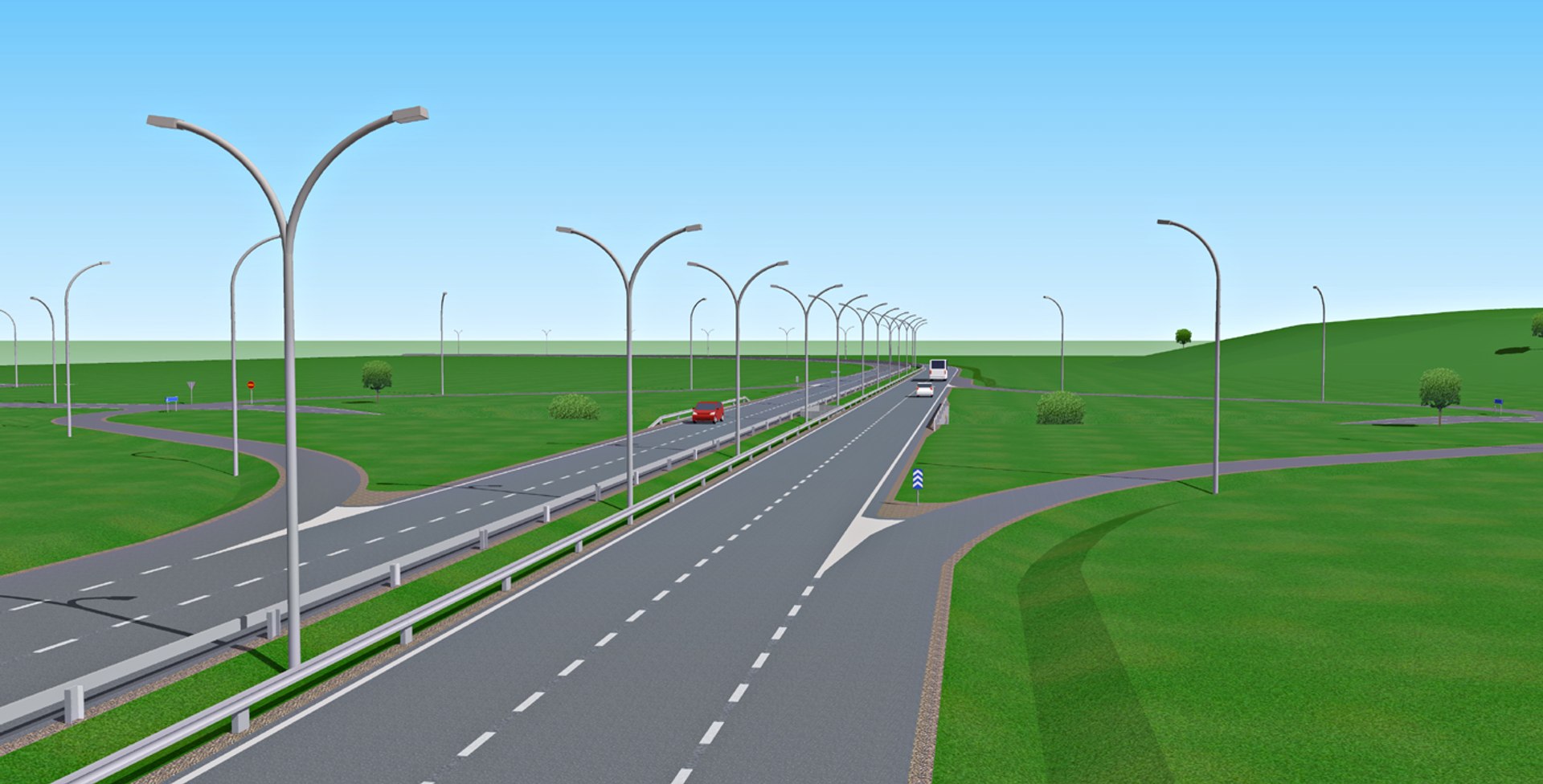 Road Pack Sketchup 3ds