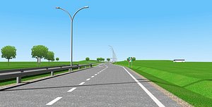 SketchUp Road Models | TurboSquid