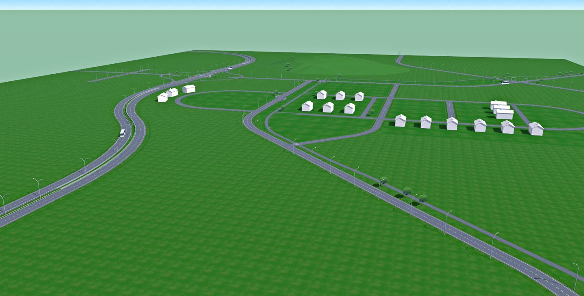 Road Pack Sketchup 3ds