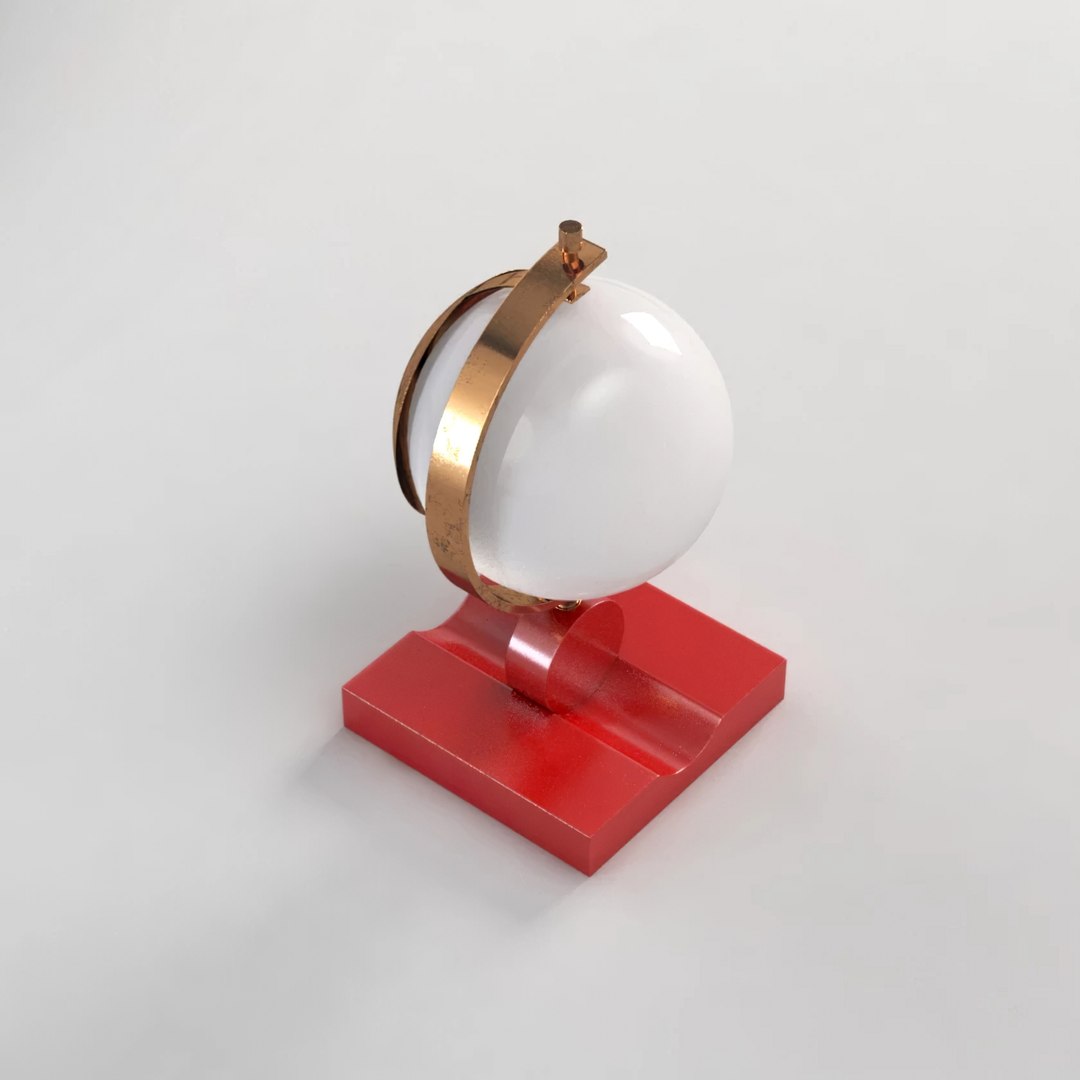 Space Age Turnable Table Lamp 3D Model - TurboSquid 1951994