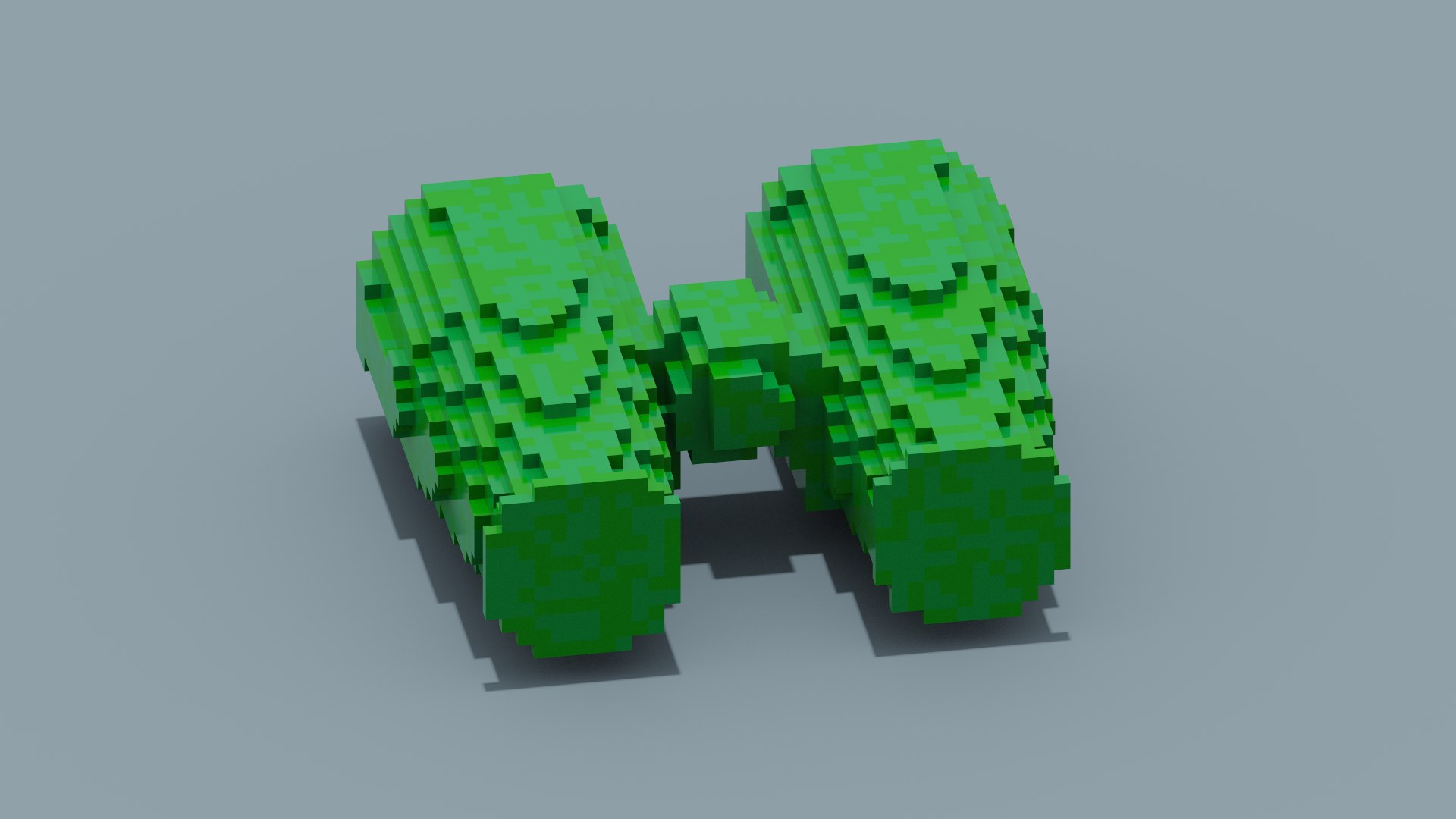 3D Voxel Binoculars - TurboSquid 2026423