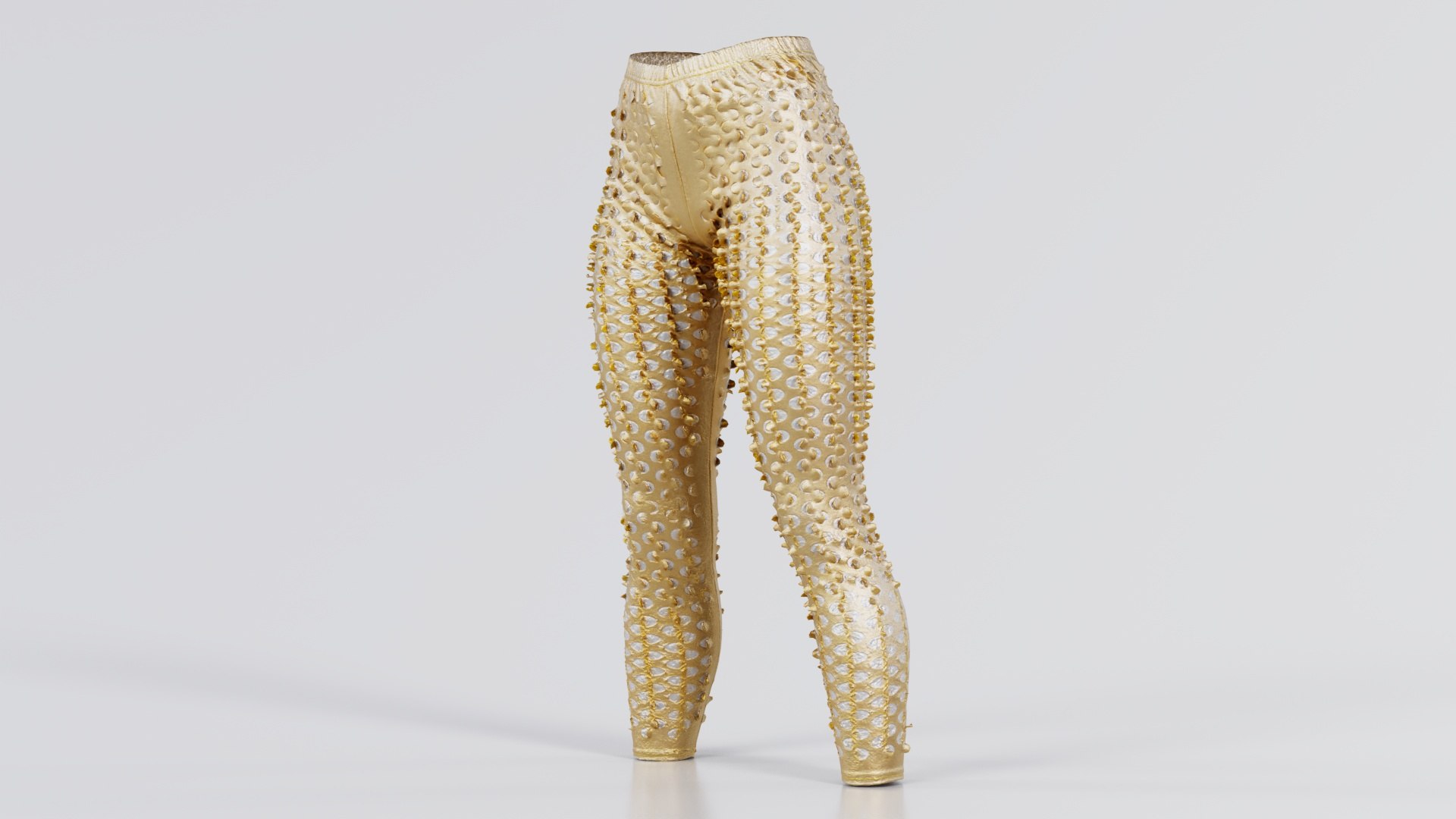 Flared Hole Leggings Remastered 3D Model - TurboSquid 2361855