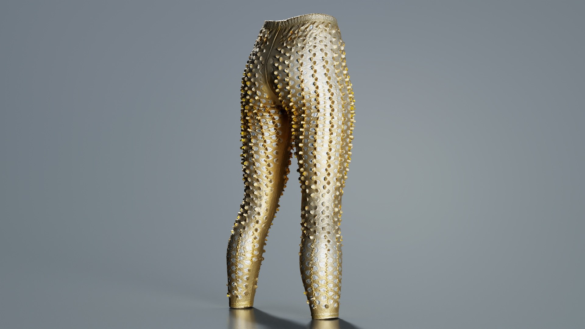 Flared Hole Leggings Remastered 3D Model - TurboSquid 2361855