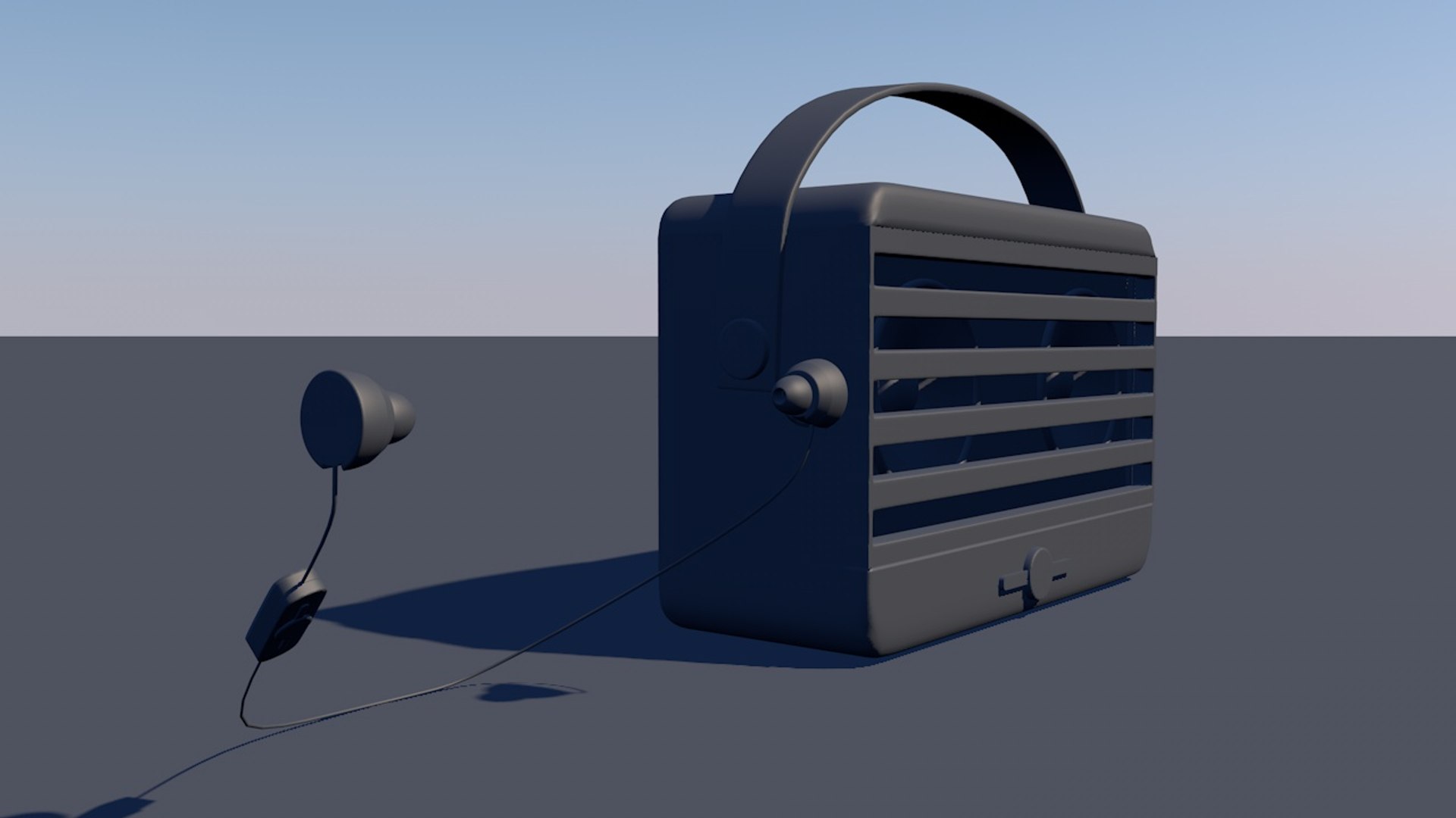 3D vintage styled player - TurboSquid 1540436