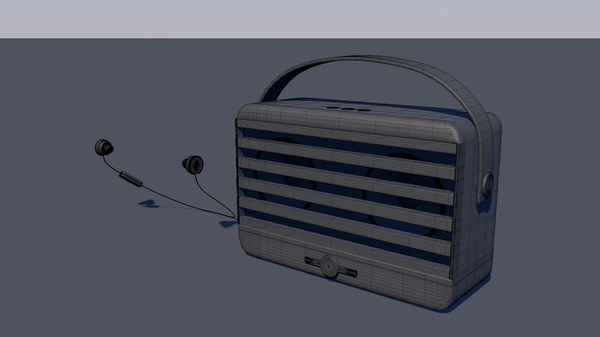 3D vintage styled player - TurboSquid 1540436