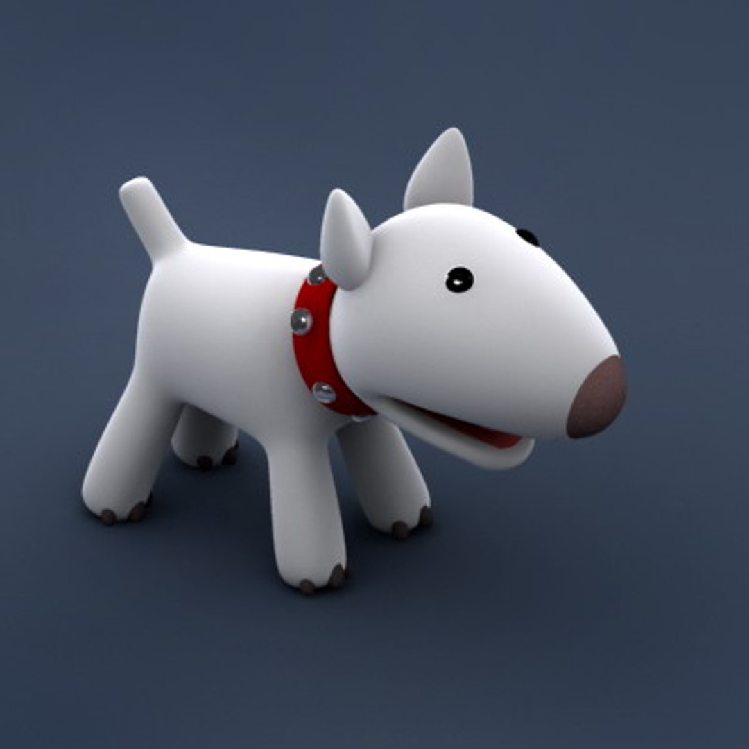 Doggy Dog Cartoon 3d Model