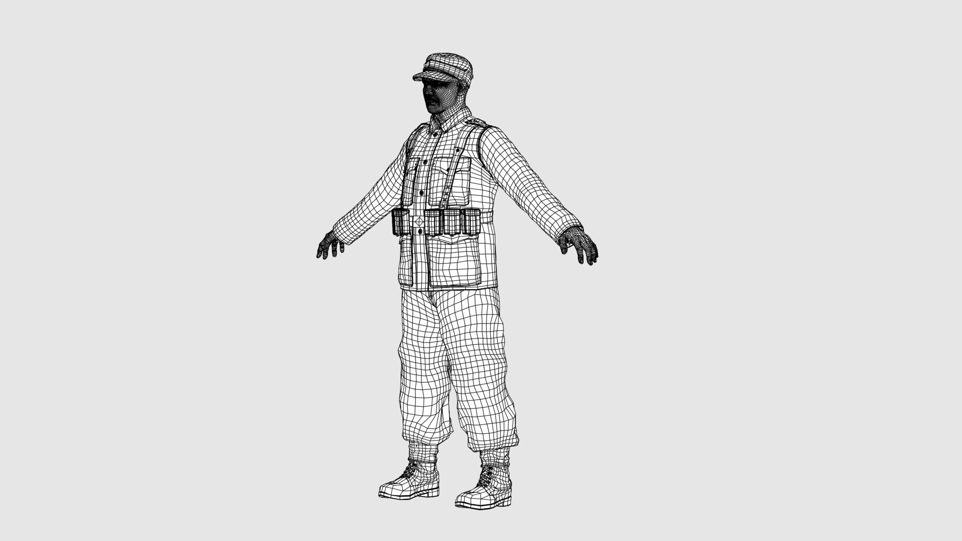 3d Wwii German Soldier