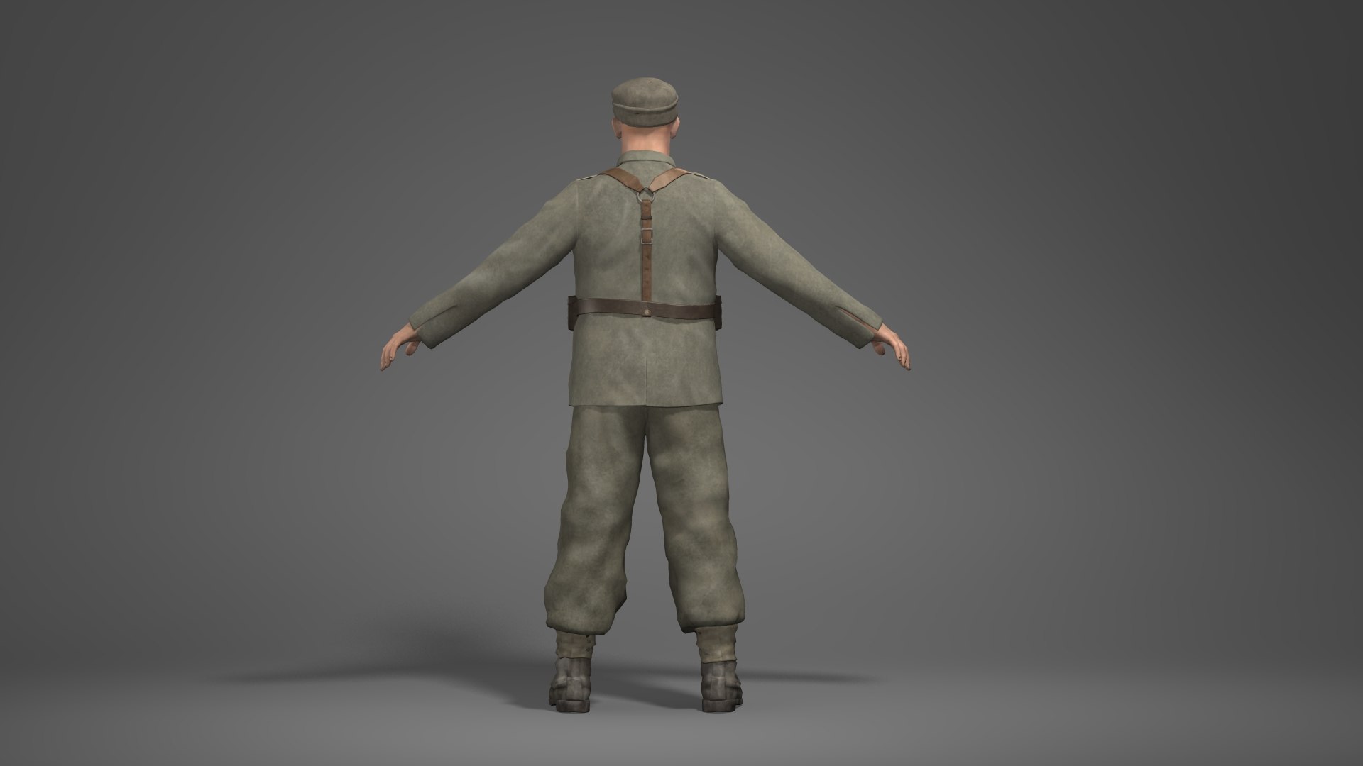 3d Wwii German Soldier