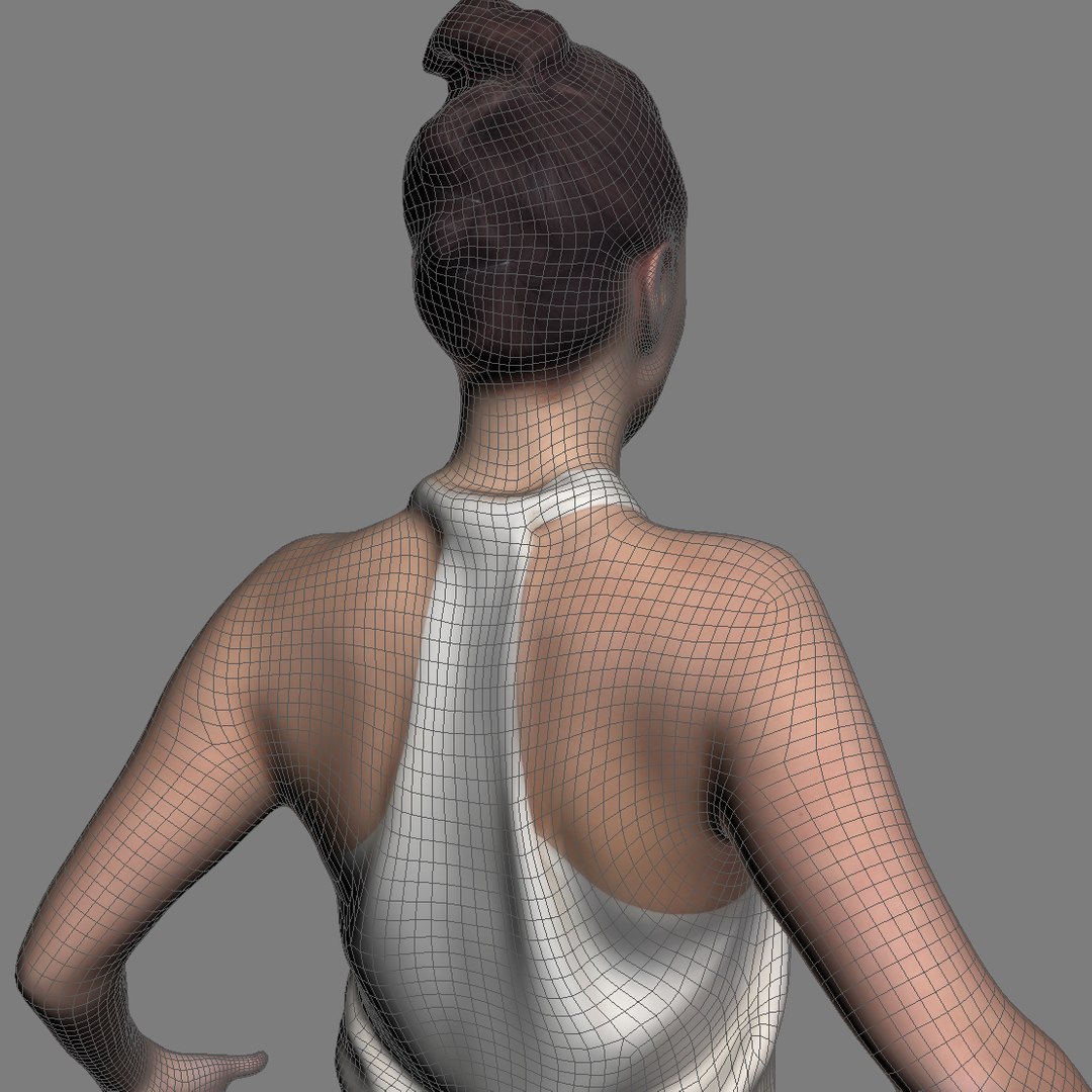 3ds max realistic human
