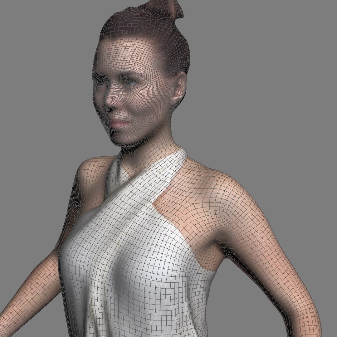 3ds max realistic human