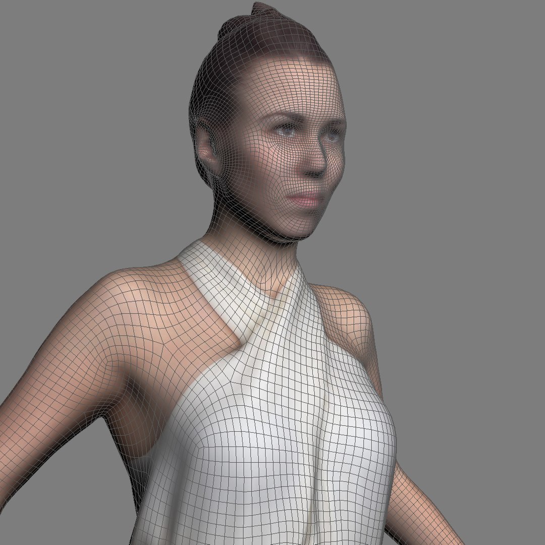 3ds max realistic human