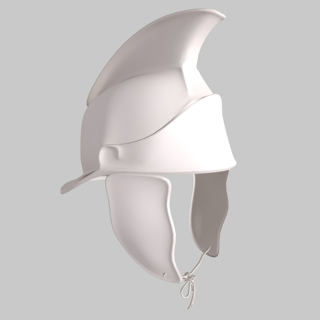 3d helmet libyan infantry model