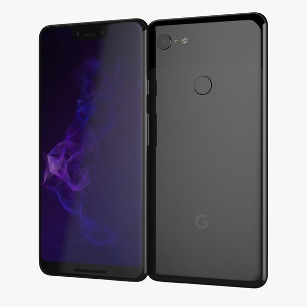 Black google pixel 3xl 3D model - TurboSquid 1396093