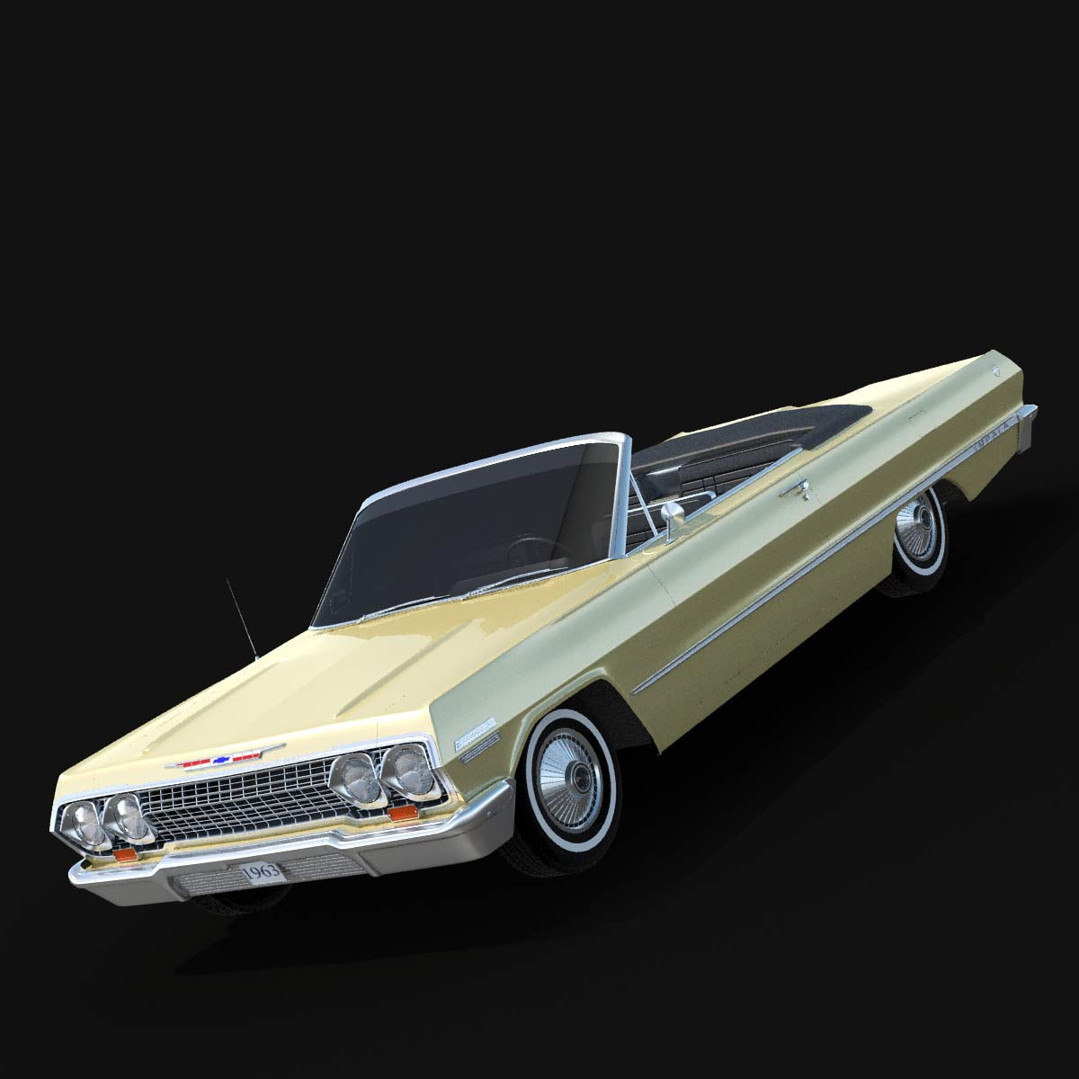 3d model of impala 63 convertible