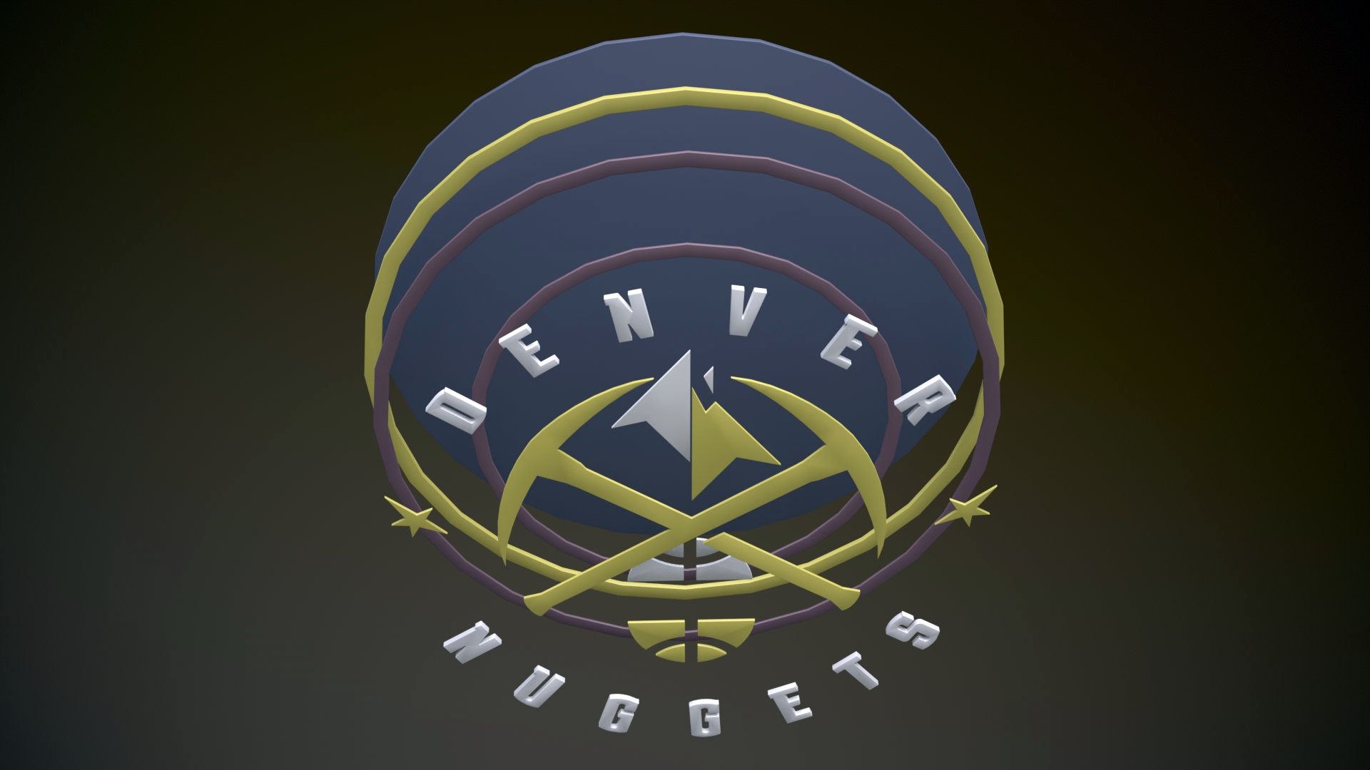 3D Model Denver Team Logo Printable And Renderable - TurboSquid 2222698